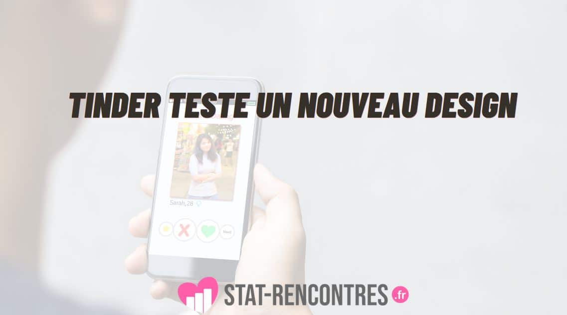 Tinder lance un nouveau design